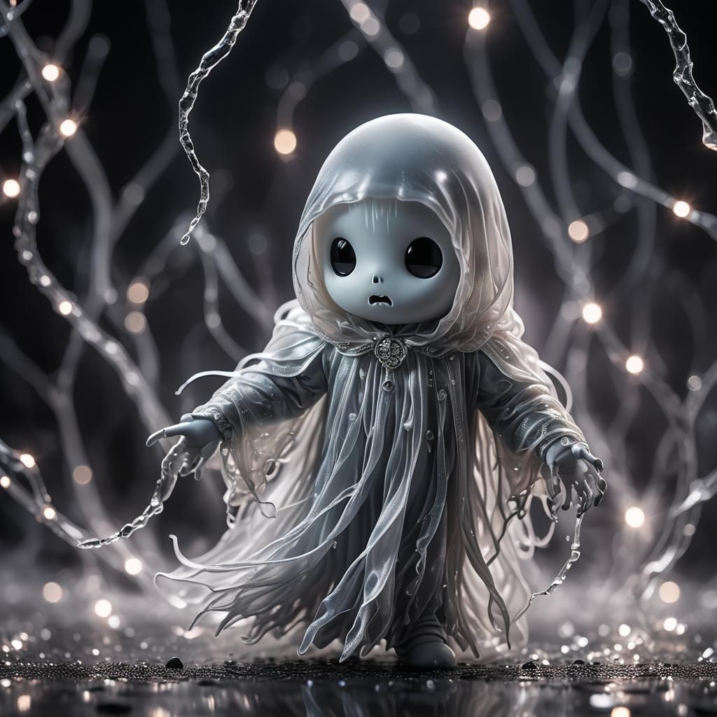 A Chibi Ghost - AI Generated Artwork - NightCafe Creator