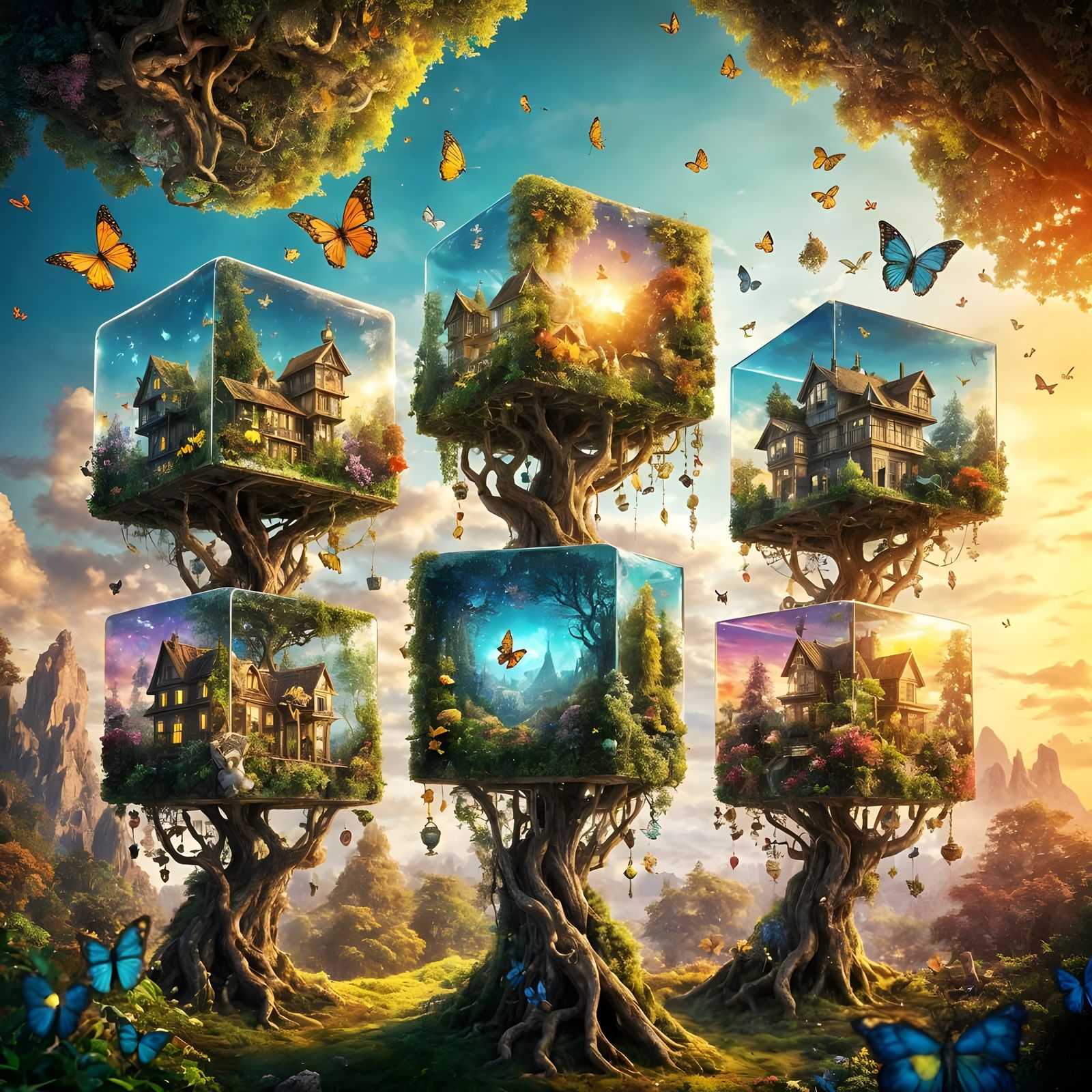 Magical Fantasy Cubetree - Magical Fantasy Cubetree