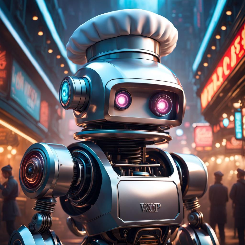 Robot Butler - AI Generated Artwork - NightCafe Creator