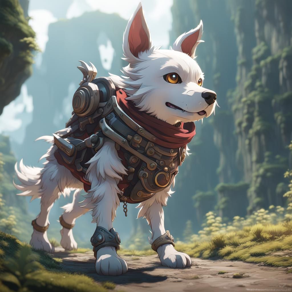 made in abyss inu dog - Made in Abyss Inu Dog Fantasy Art