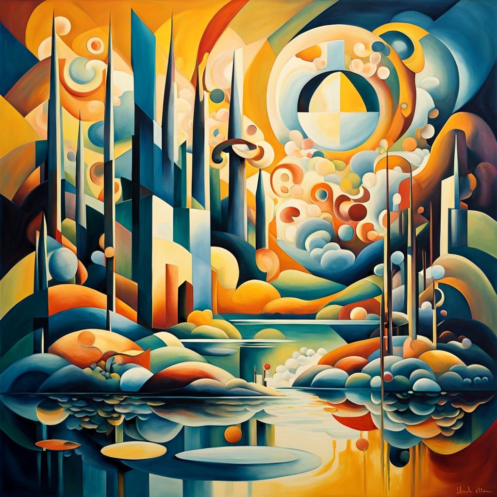 Ethereal Dreamscapes in Vibrant Oil Paint - AI Art