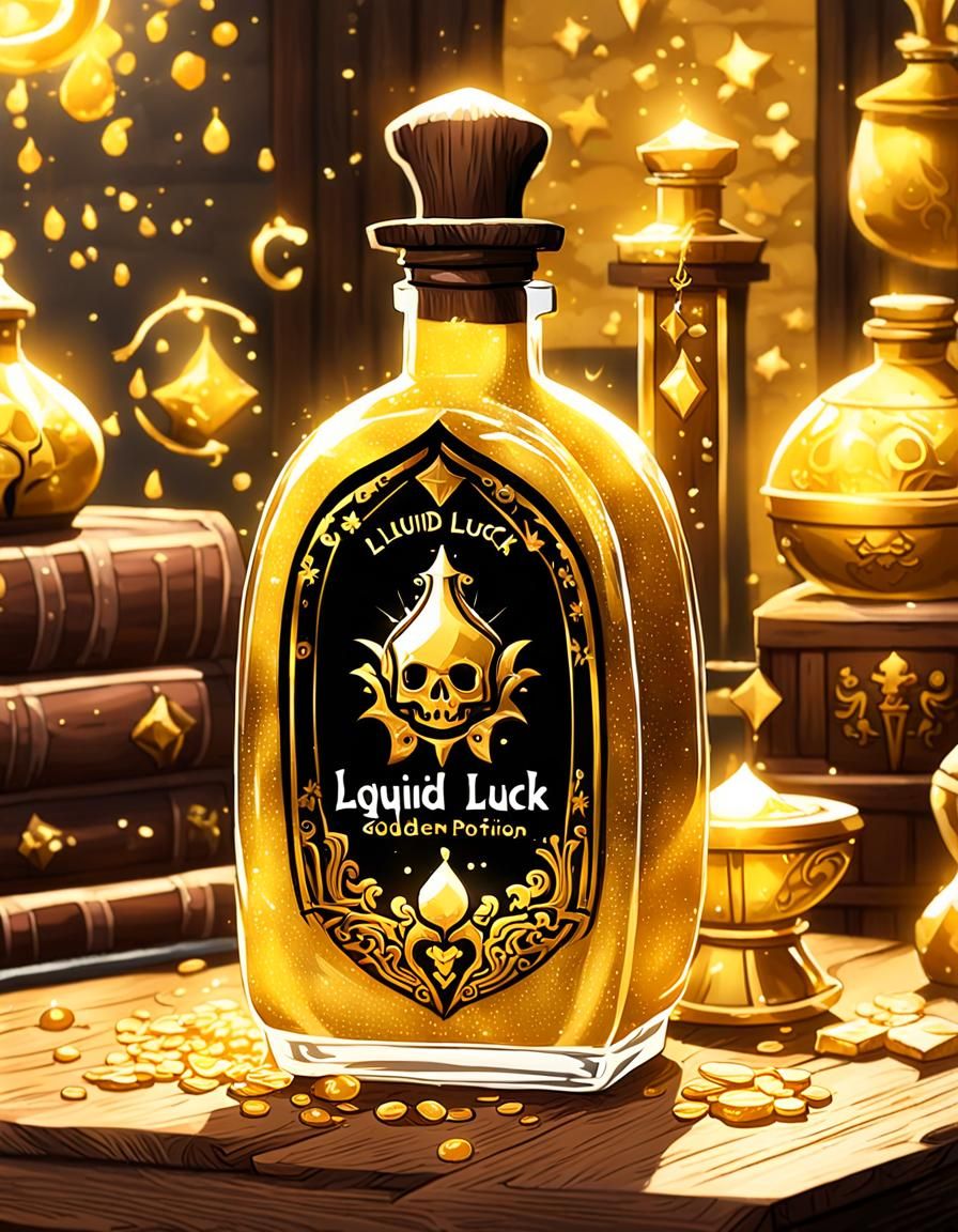 Liquid luck - AI Generated Artwork - NightCafe Creator