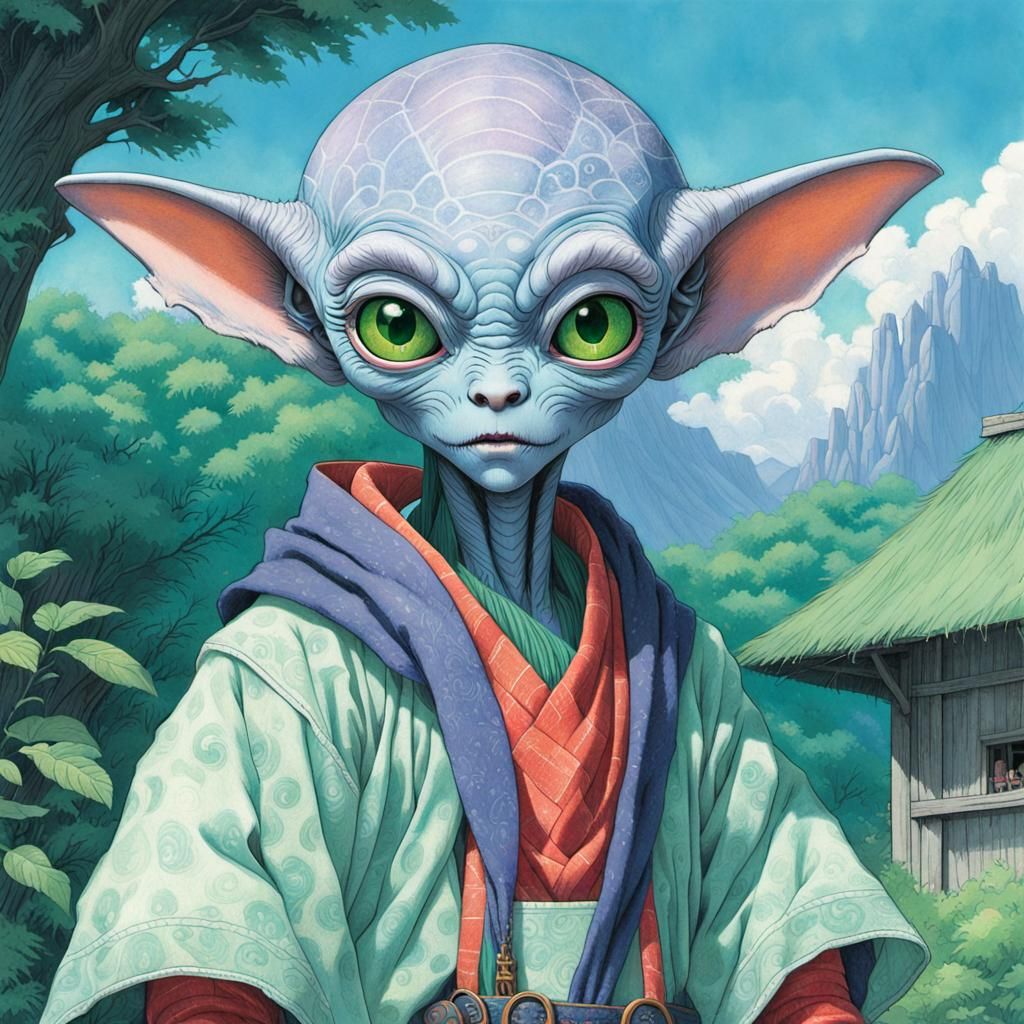 Alien Merchant. - AI Generated Artwork - NightCafe Creator