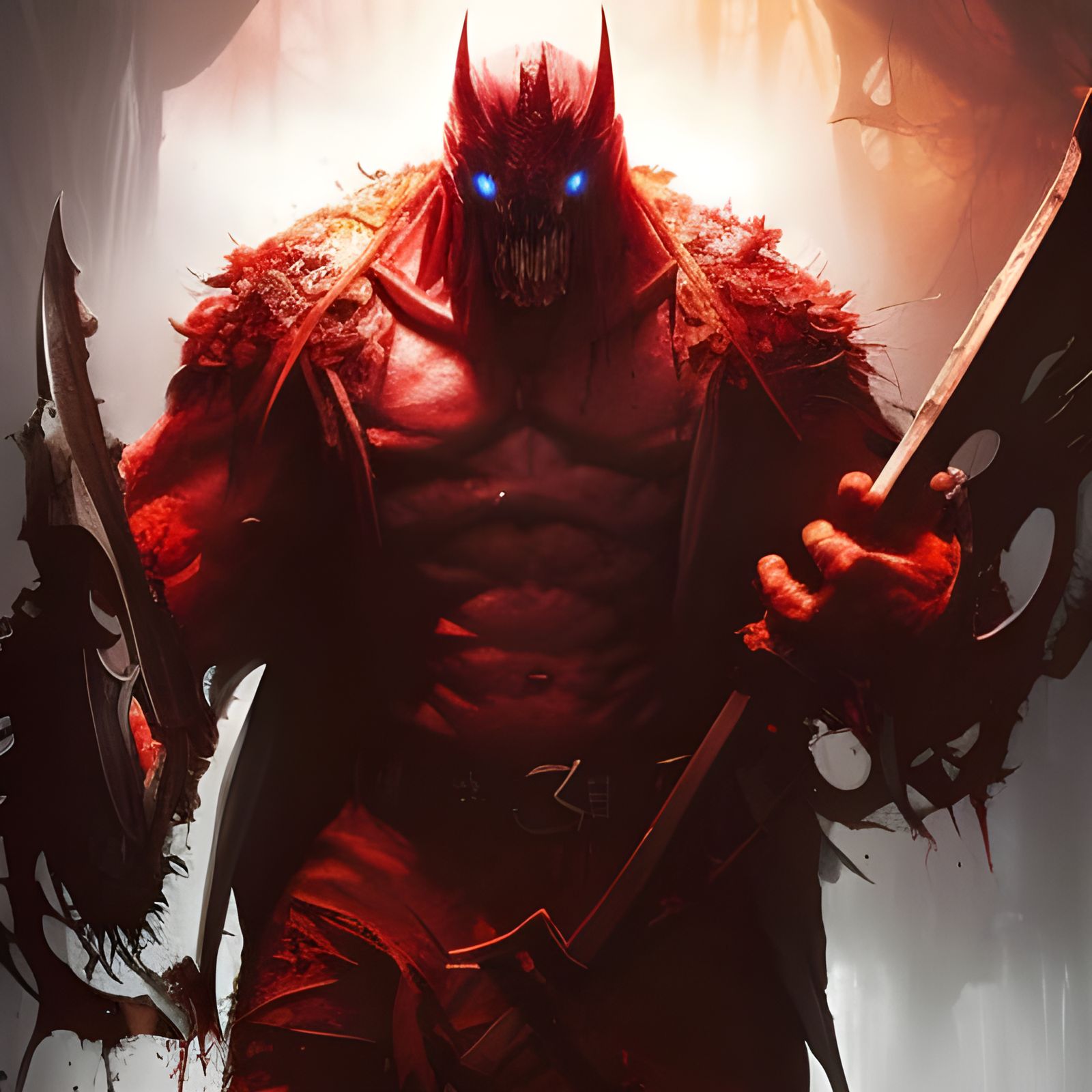 THE BLOOD DEMON - AI Generated Artwork - NightCafe Creator