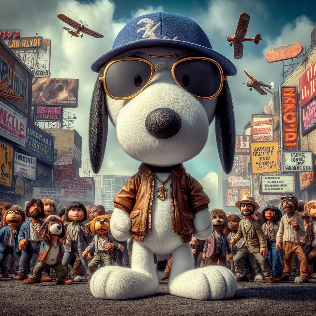 Snoopy Ha Got The Crowd - AI Generated Artwork - NightCafe Creator