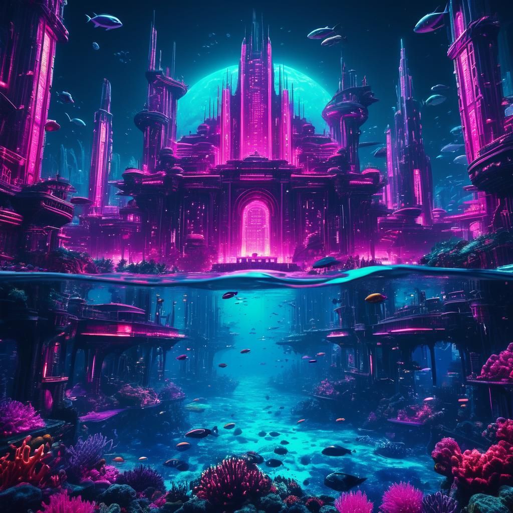 Modern Atlantis - AI Generated Artwork - NightCafe Creator
