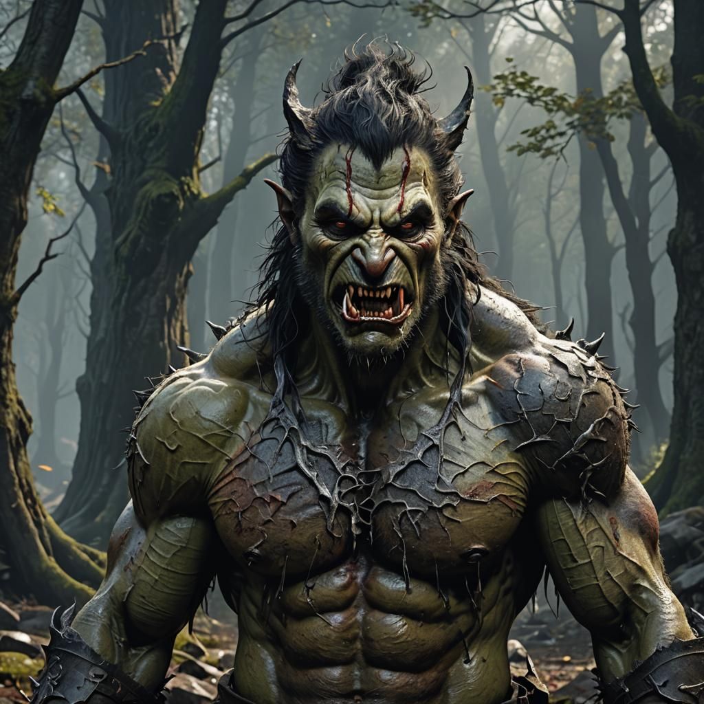 Angry Orc - AI Generated Artwork - NightCafe Creator