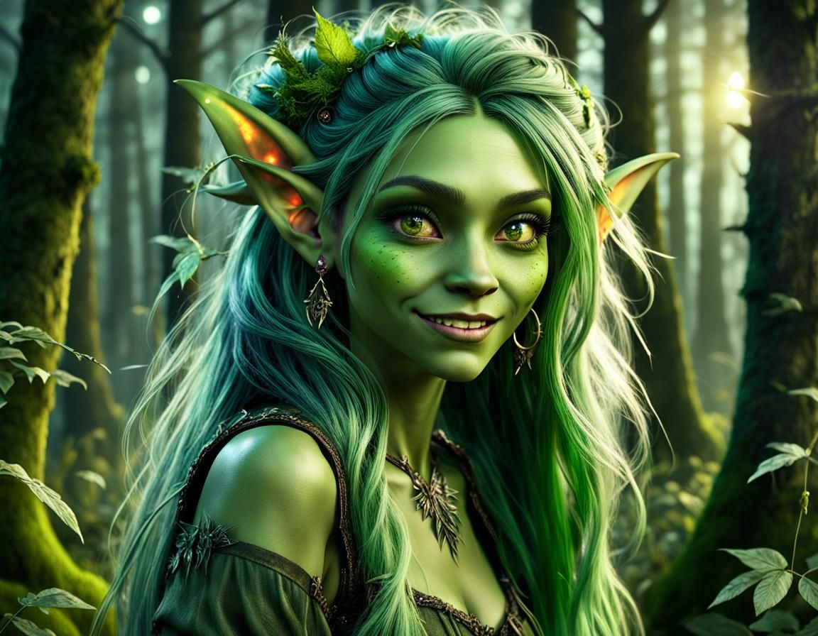 green goblin girl - AI Generated Artwork - NightCafe Creator