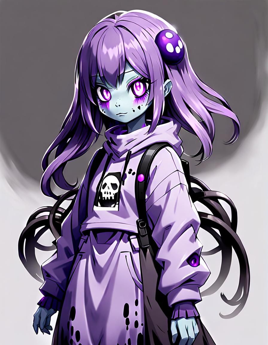 Grimer Humanized Girl - AI Generated Artwork - NightCafe Creator