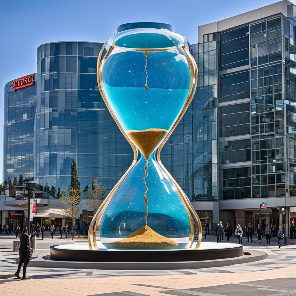 An Hourglass Work of Art - AI Generated Artwork - NightCafe Creator