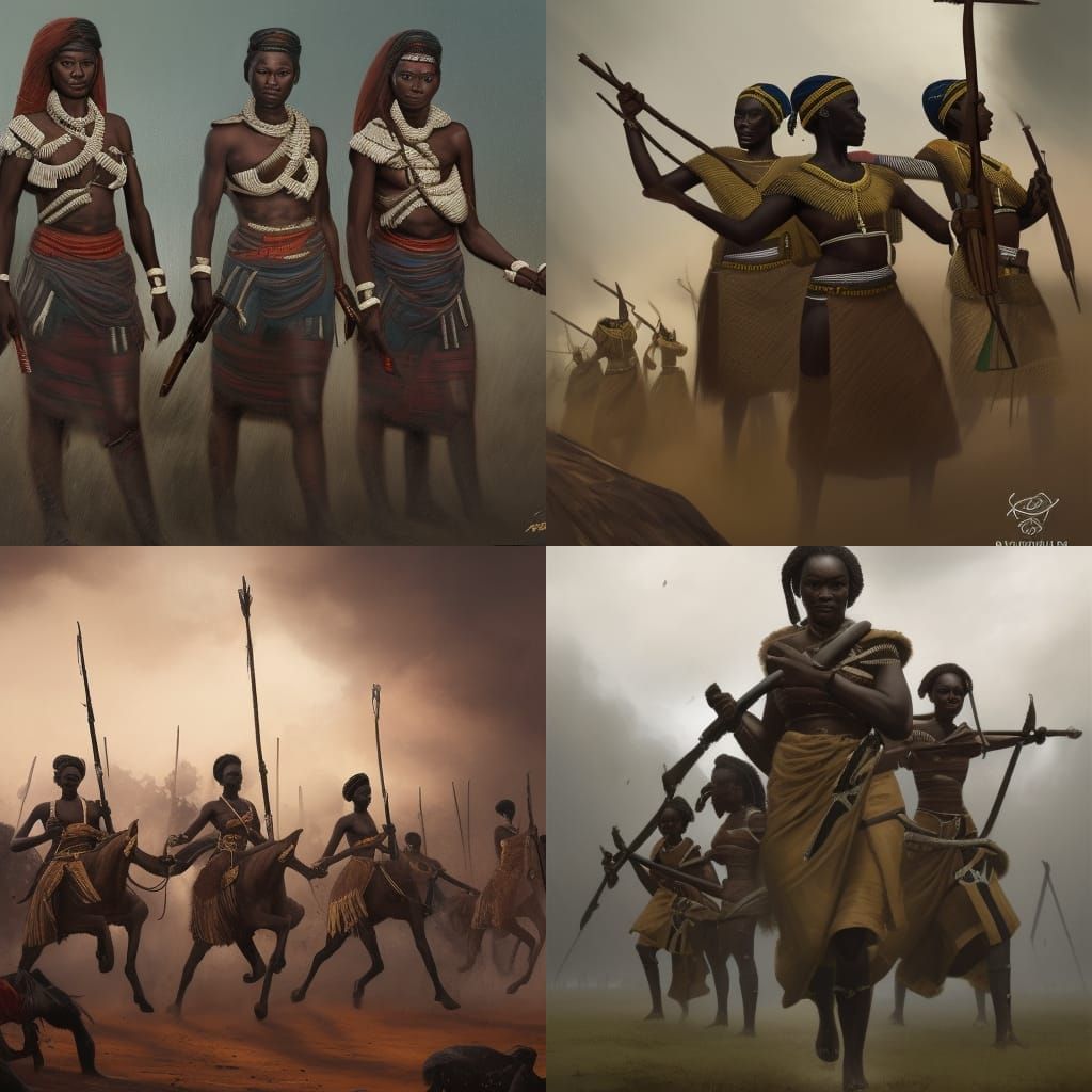 The Dahomey Amazons (or N'Nonmiton, meaning our mothers in the Fon ...