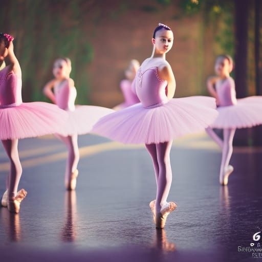 ballerinas - AI Generated Artwork - NightCafe Creator