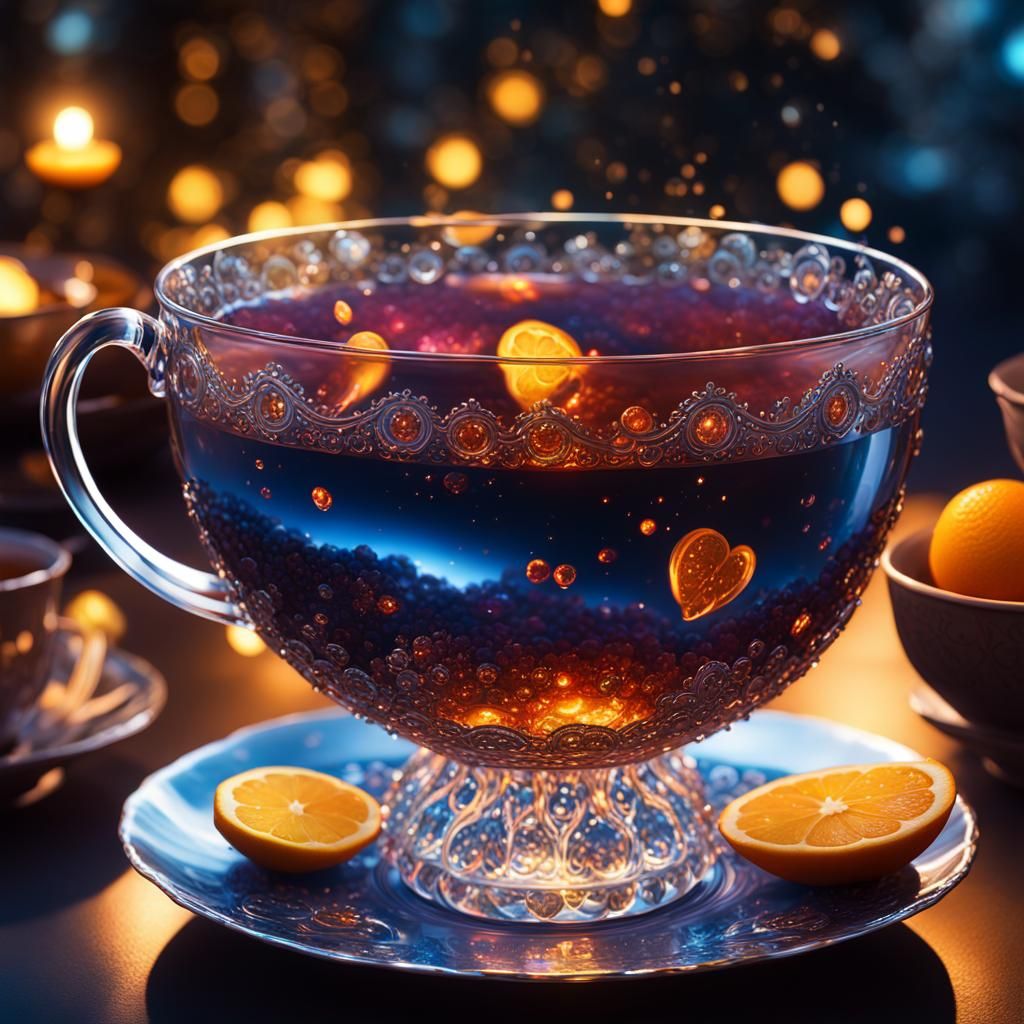 Citrus Hearts. - AI Generated Artwork - NightCafe Creator