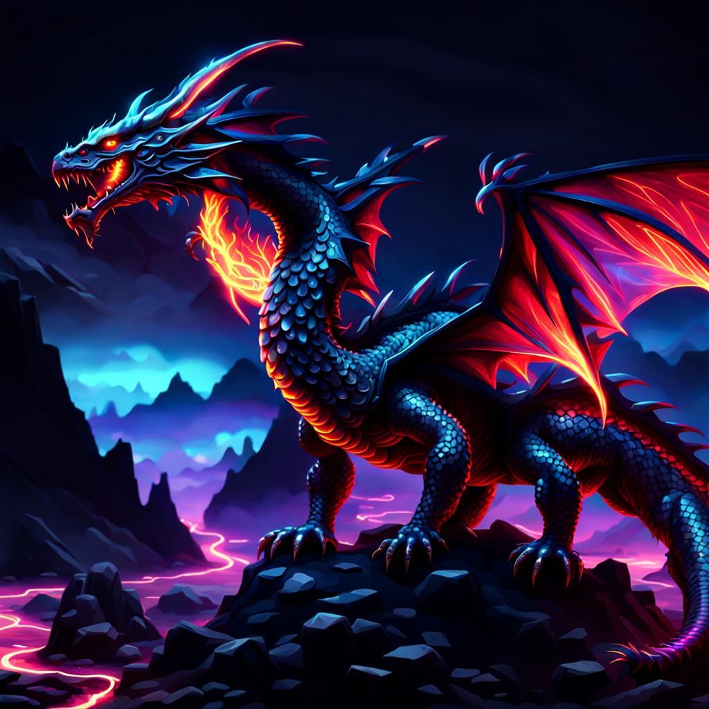Shiny Dragon - AI Generated Artwork - NightCafe Creator