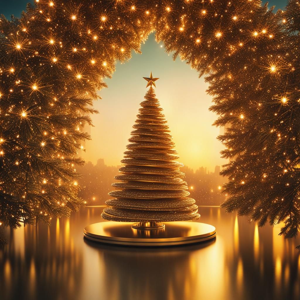 Christmas Tree 01 - AI Generated Artwork - NightCafe Creator