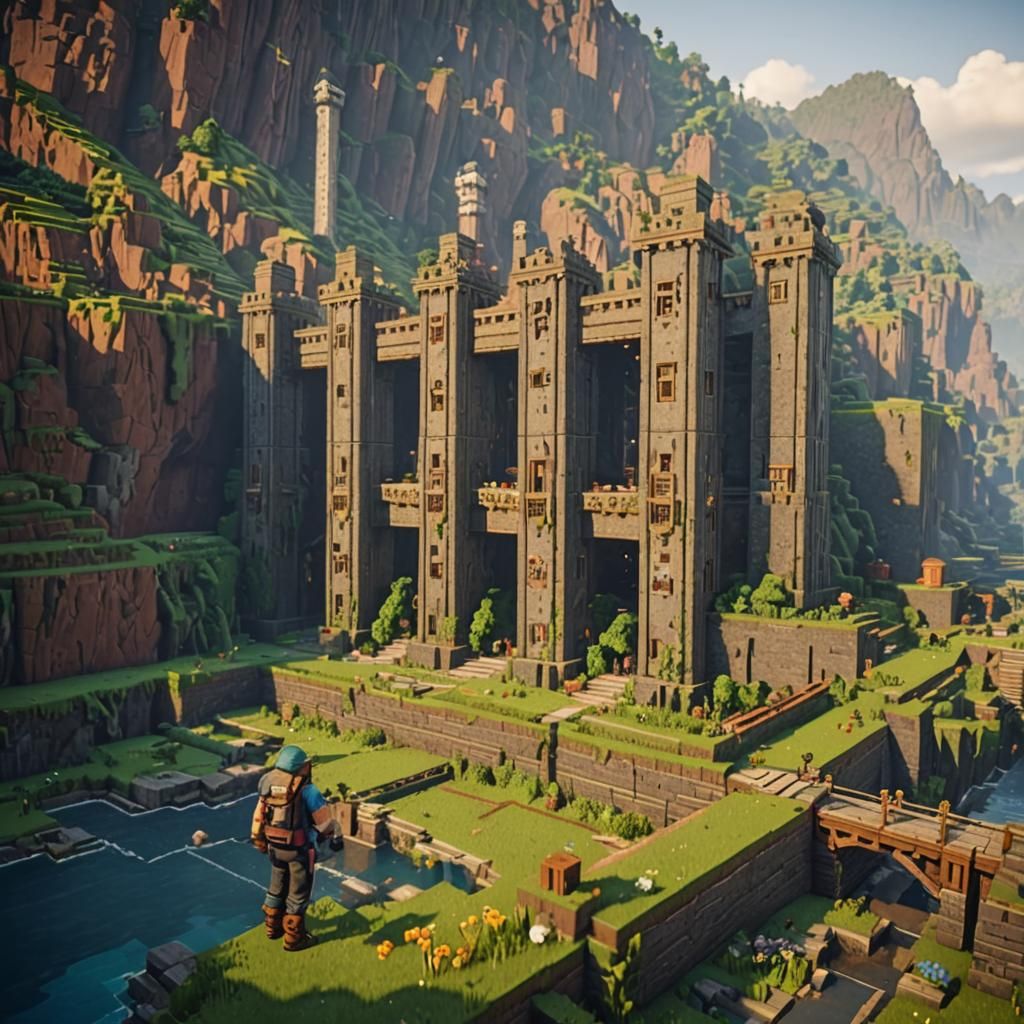 Make it look like something from Minecraft - AI Generated Artwork ...