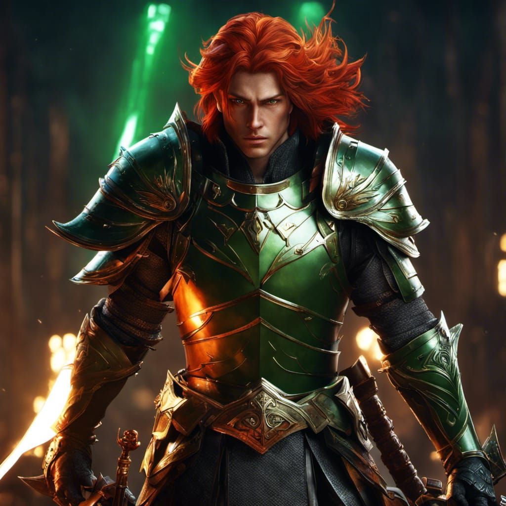 Emerald Knight - AI Generated Artwork - NightCafe Creator