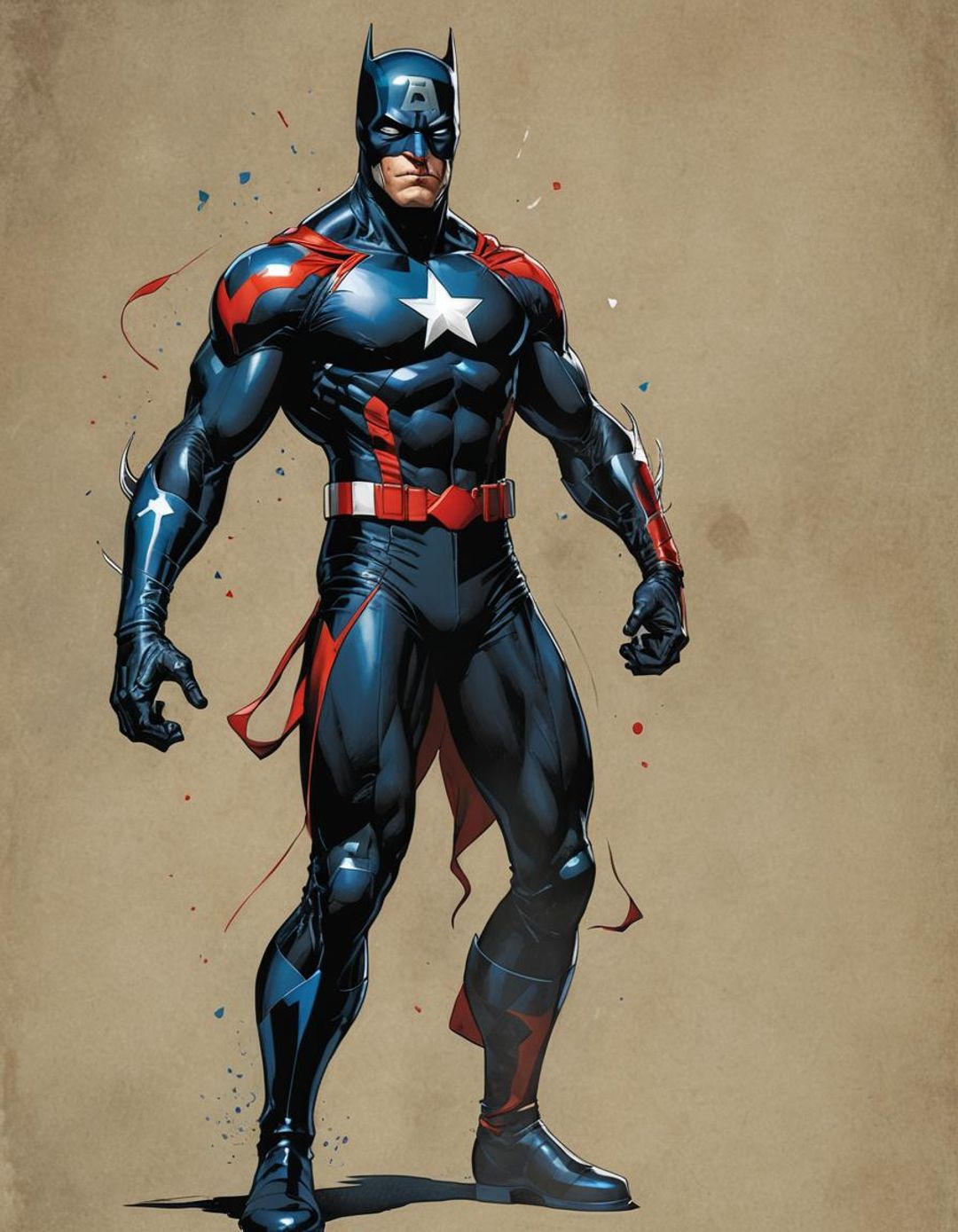 Portrait of an nameless Marvel and DC Comics superhero ( Superheroes ...