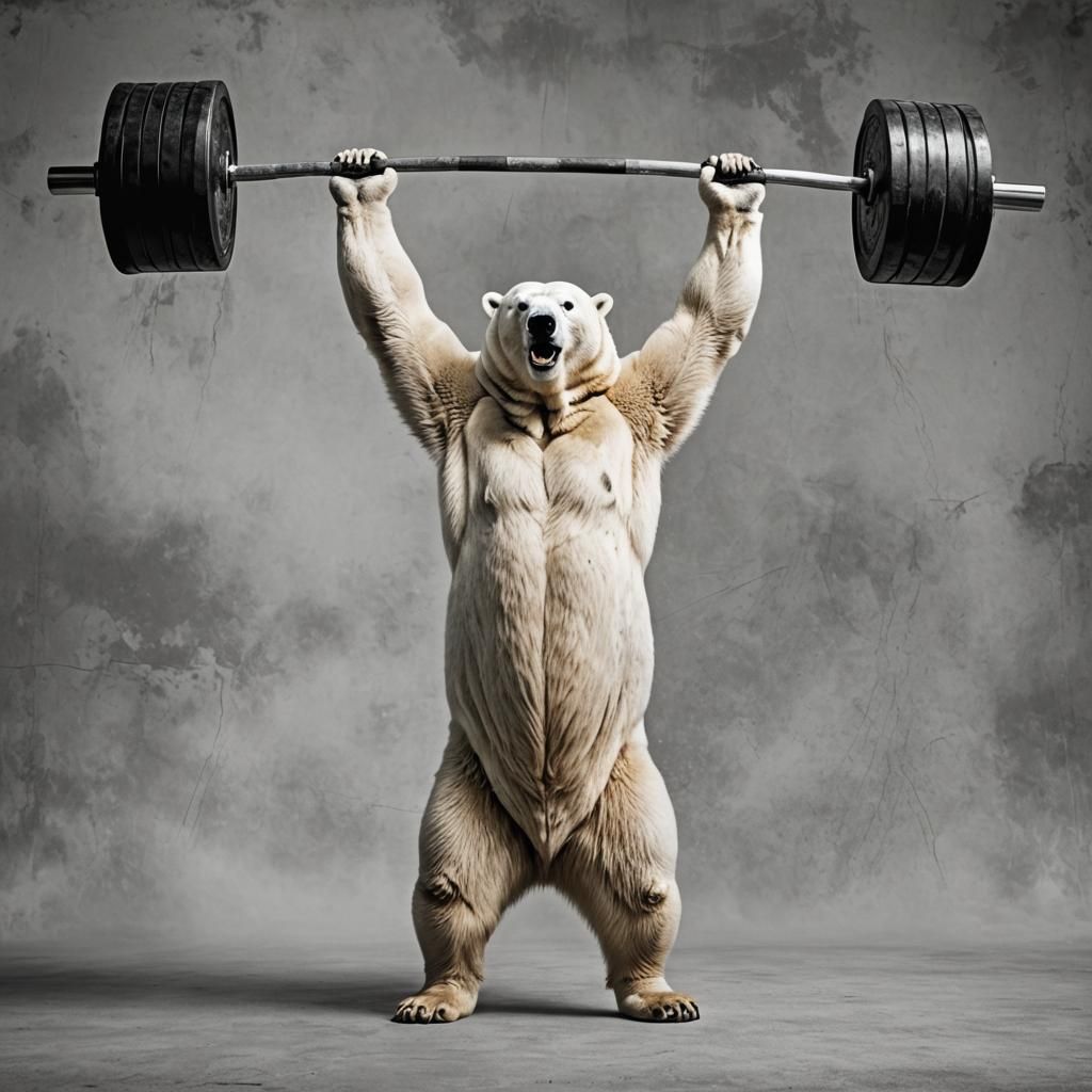 Weightlifting Competitor - AI Generated Artwork - NightCafe Creator