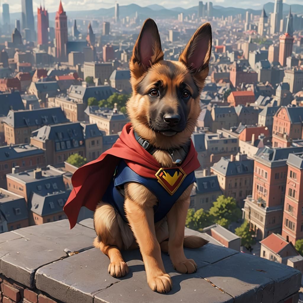 Pup 2 the Rescue! - AI Generated Artwork - NightCafe Creator