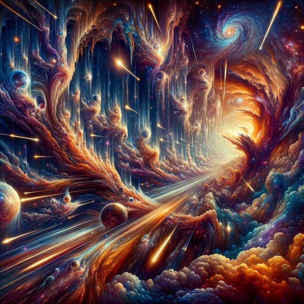 Dreaming of Infinity - AI Generated Artwork - NightCafe Creator