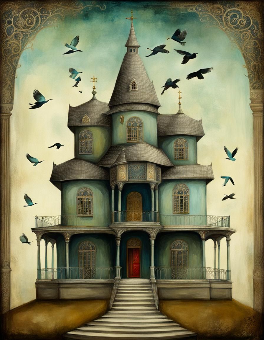 "This Old House" - AI Generated Artwork - NightCafe Creator