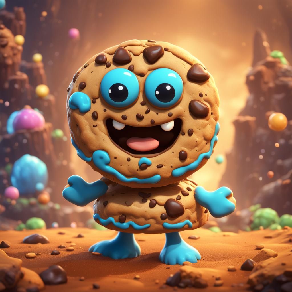 Mwahahaha Evil Cookie - AI Generated Artwork - NightCafe Creator