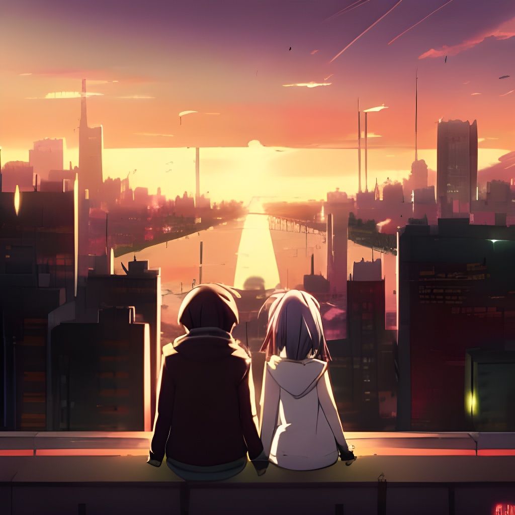 anime scene - AI Generated Artwork - NightCafe Creator