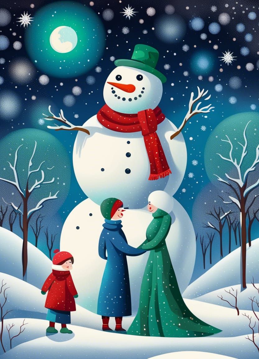 Do You Want to Build a Snowman? - AI Generated Artwork - NightCafe Creator
