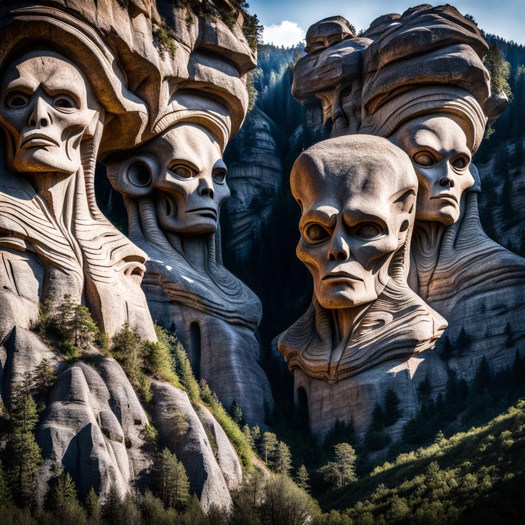 The real mount Rusmore - AI Generated Artwork - NightCafe Creator