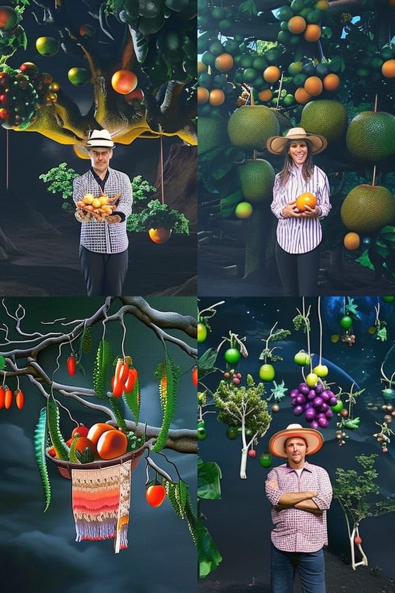 realism alien fruit planet farm fruit tree - AI Generated Artwork ...