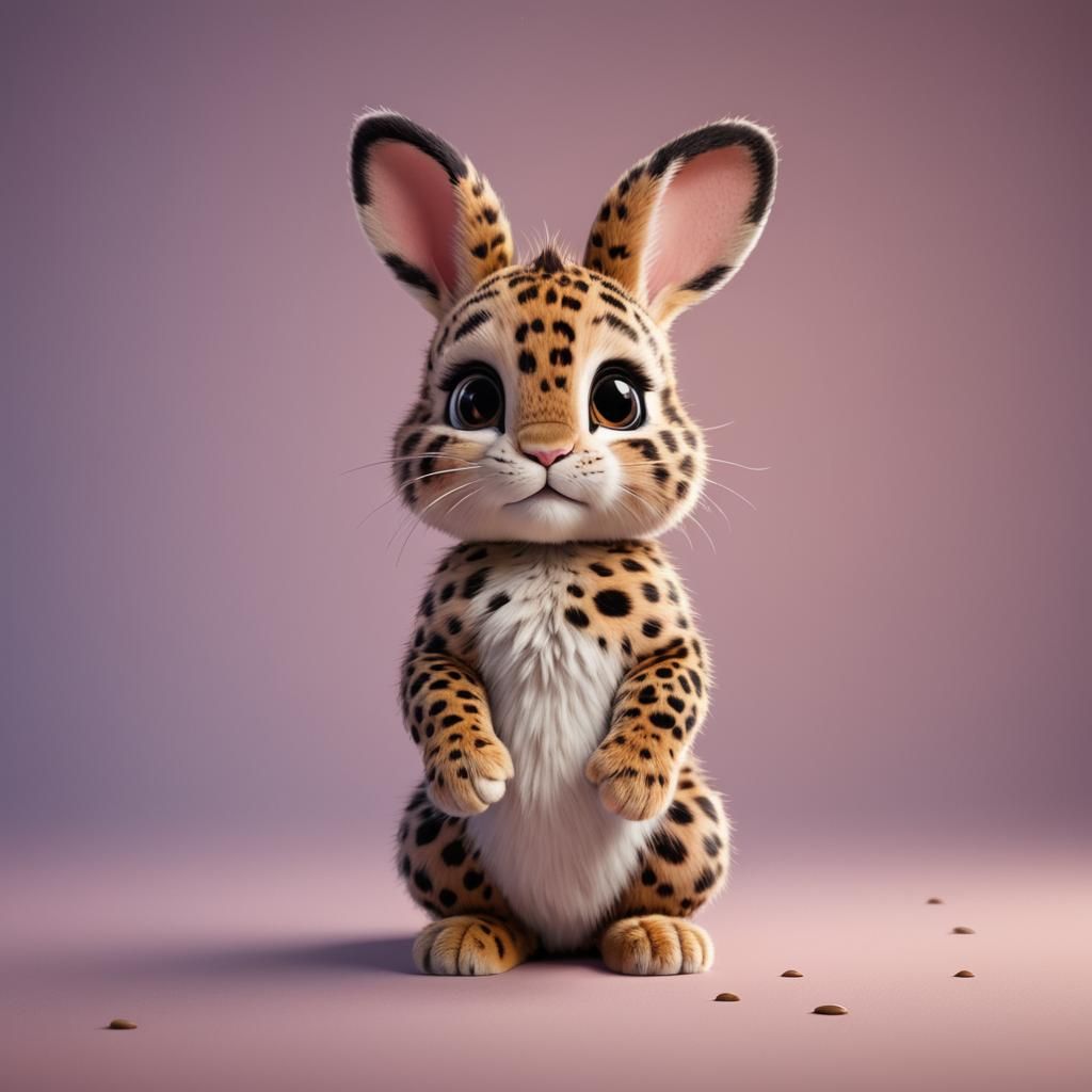 The leopard bunny doesn't change his spots - AI Generated Artwork ...
