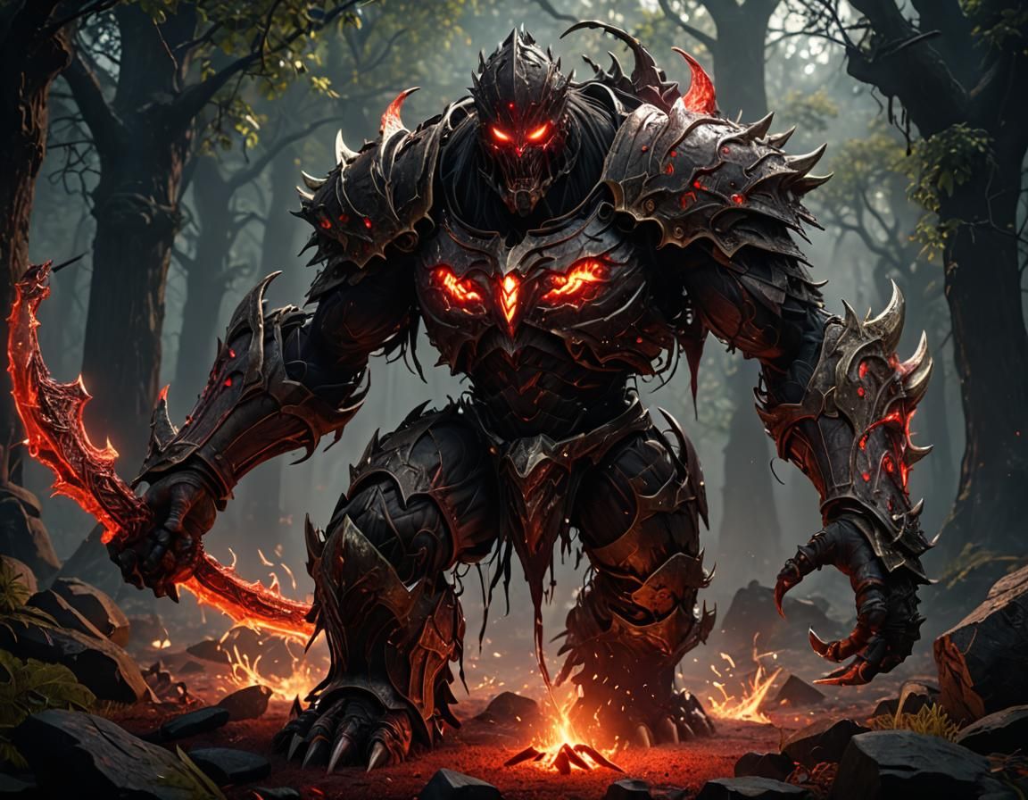 Blood Golem - AI Generated Artwork - NightCafe Creator