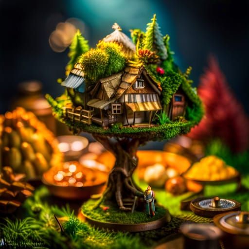 Challenge - miniature - AI Generated Artwork - NightCafe Creator