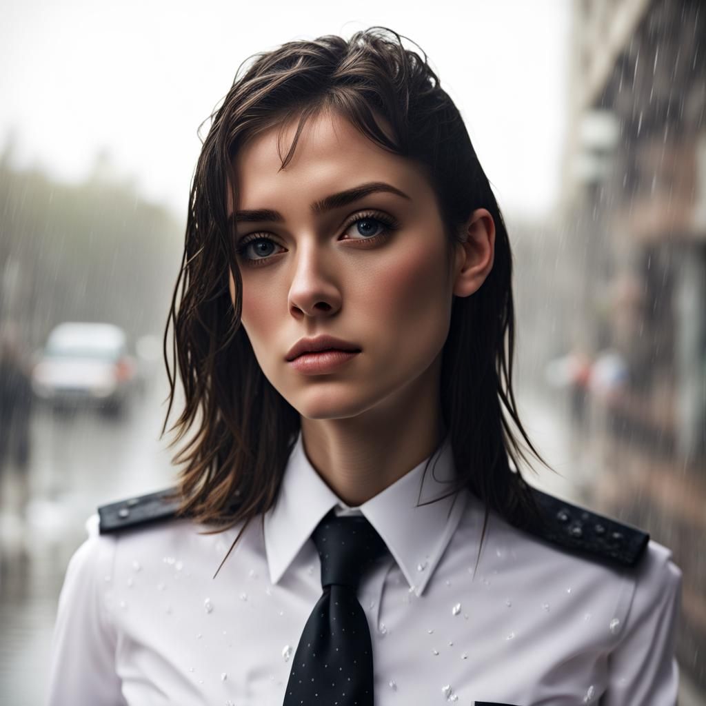 Caught in the Rain - AI Generated Artwork - NightCafe Creator