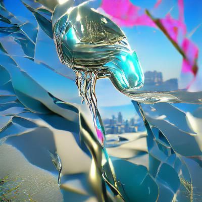 Vaporwave liquid metal texture ice and misted glass smooth shiny 8k ...