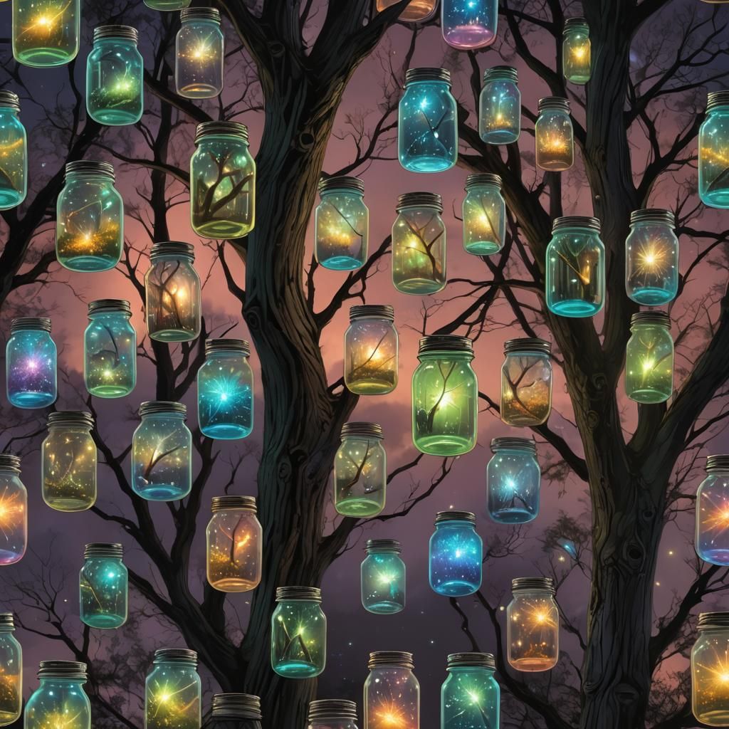Dreams in Jars - AI Generated Artwork - NightCafe Creator