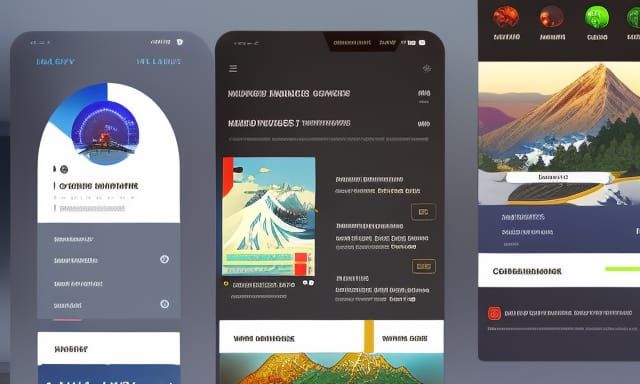 UI UX design - AI Generated Artwork - NightCafe Creator
