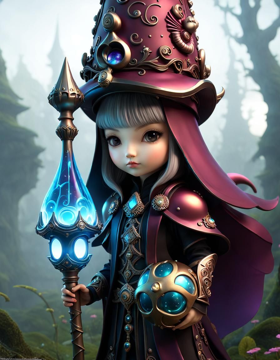 The Mushroom Wizard - AI Generated Artwork - NightCafe Creator