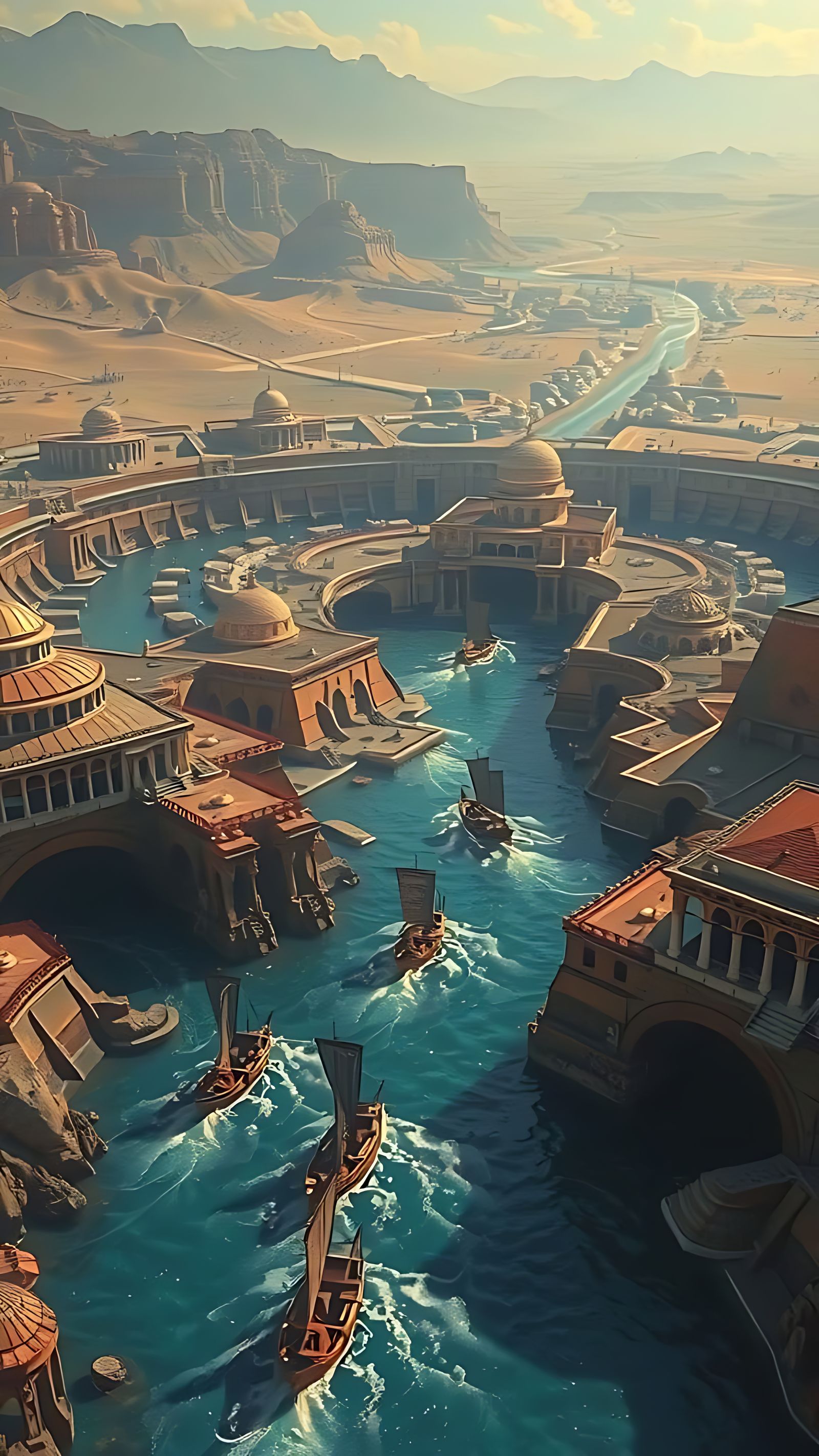 Atlantis in the ancient Eye of the Sahara (the Richat Structure), a ...