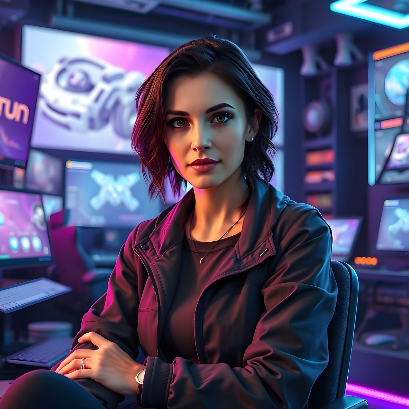 A professional female game designer