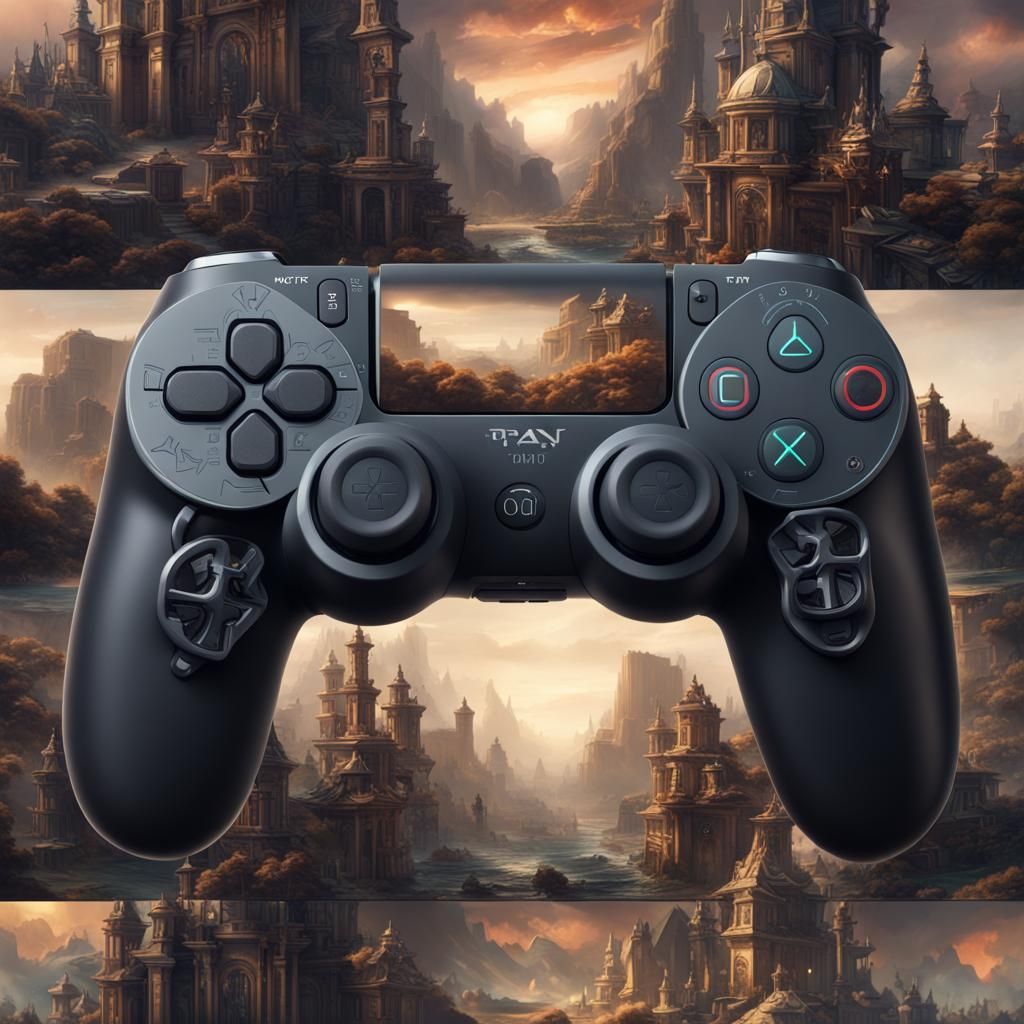 dualshock controller - AI Generated Artwork - NightCafe Creator
