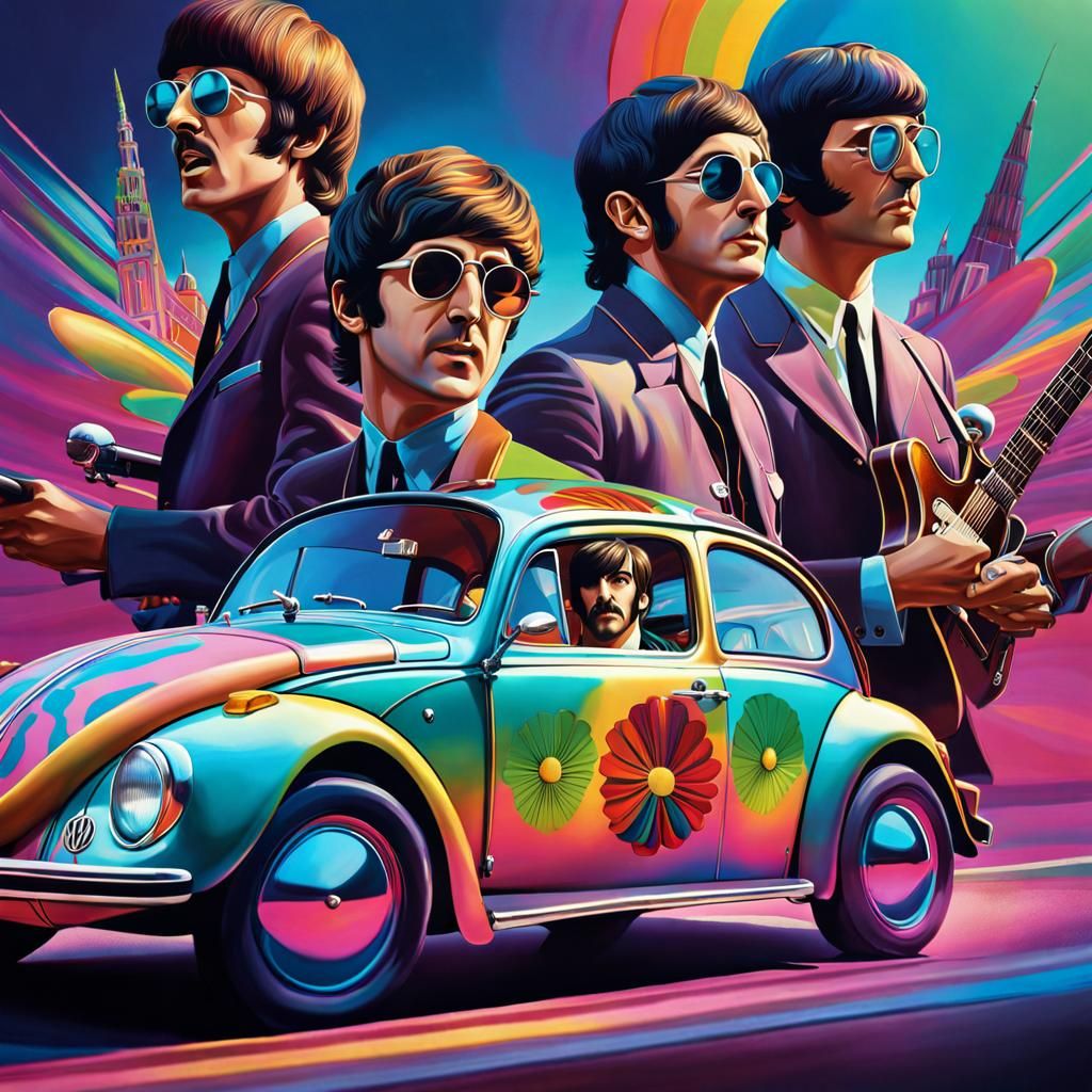 Beatles and beetle evolved - AI Generated Artwork - NightCafe Creator