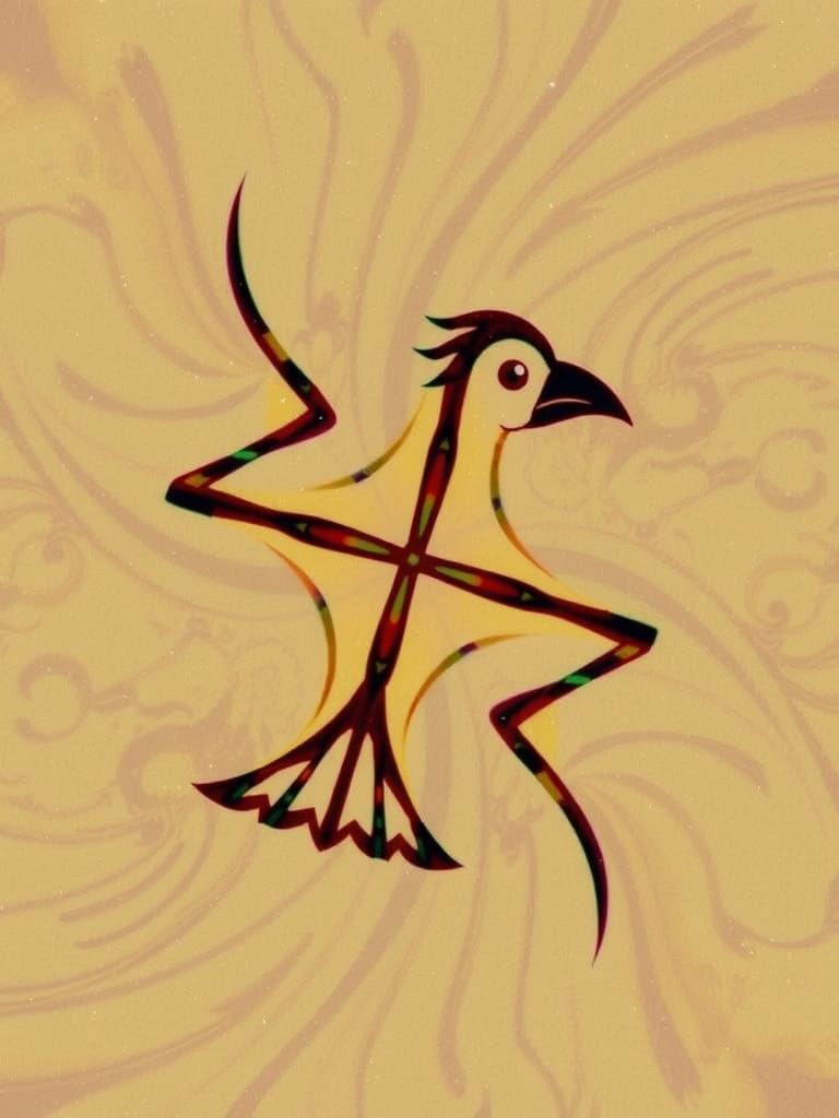 Ethereal Phoenix Soars Through Vibrant Celestial V... - AI Art