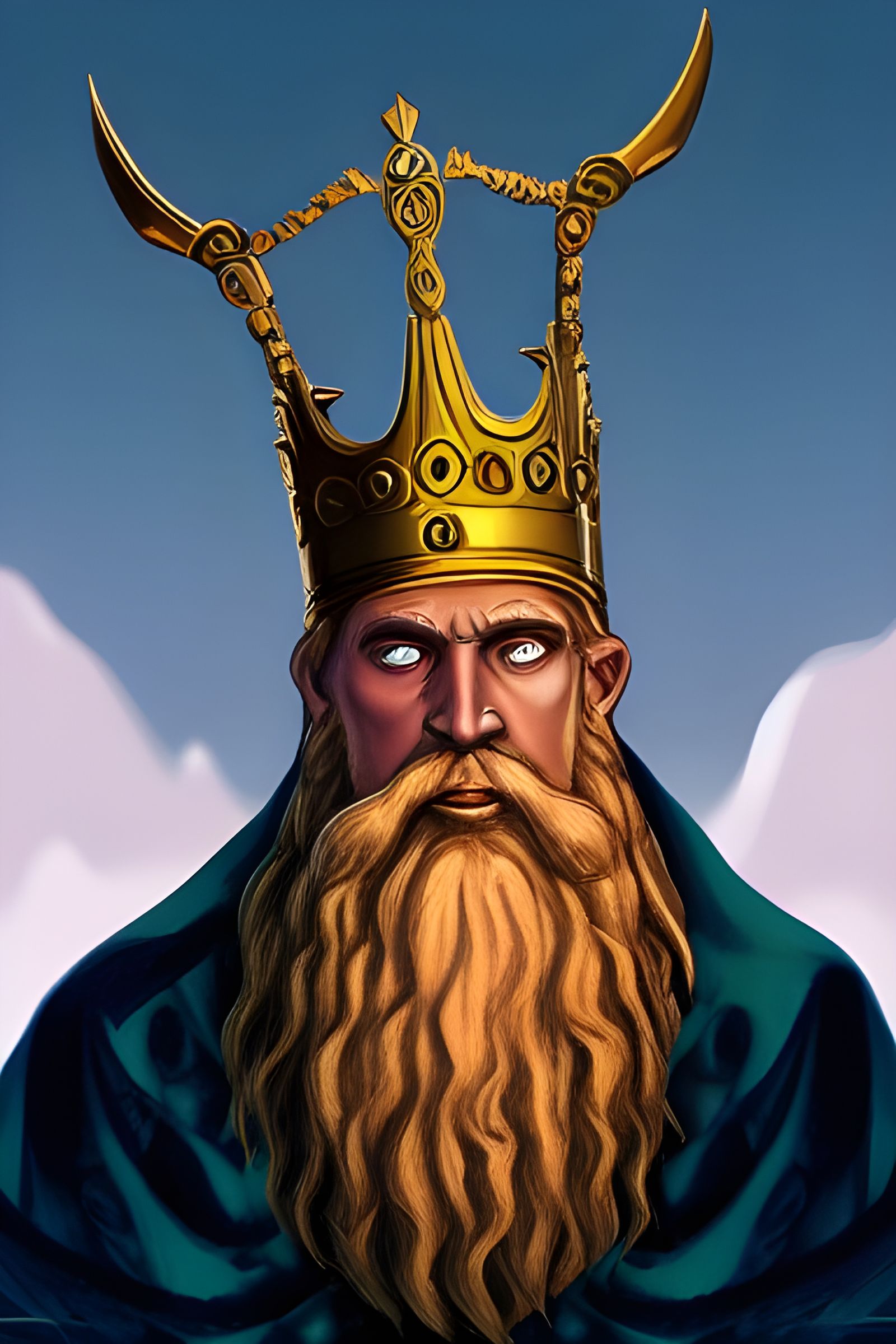King of the Old Gods - User on NightCafe Creator - NightCafe Creator