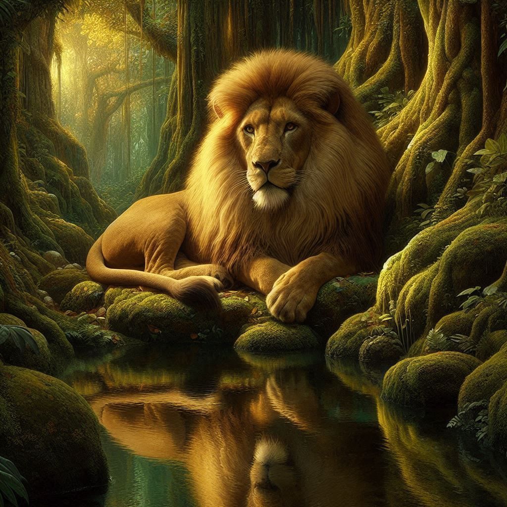 The Golden Majesty - AI Generated Artwork - NightCafe Creator