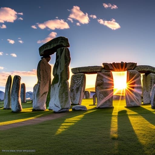 Stonehenge at Dawn : r/nightcafe