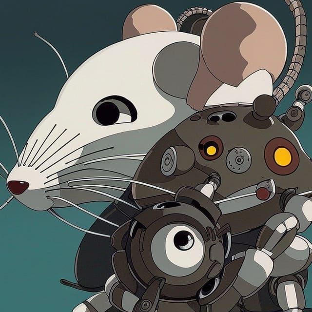 Robot rat - AI Generated Artwork - NightCafe Creator