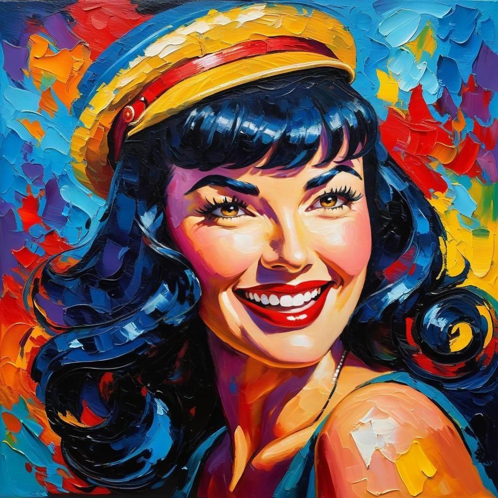 Betty Bombshell - AI Generated Artwork - NightCafe Creator