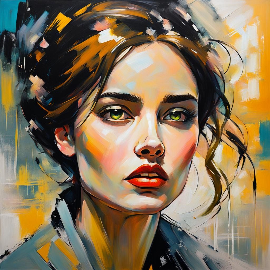 ZOYA---------------"Comic Noir Expressionism" - AI Generated Artwork ...